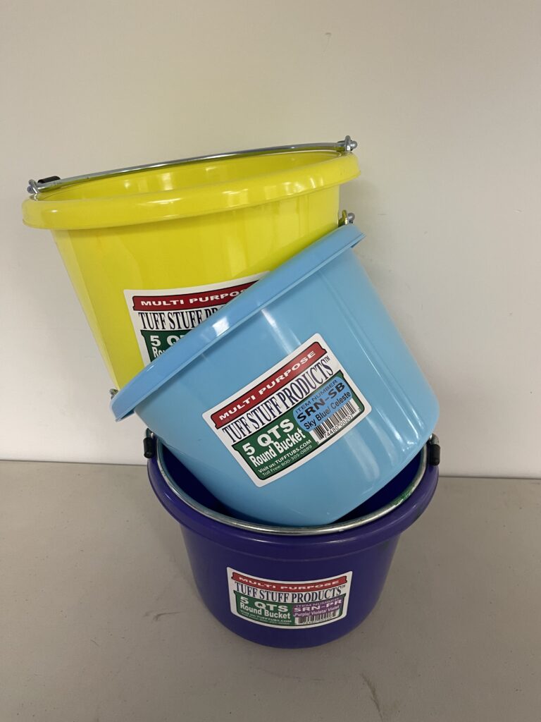 5-Qt Bucket - Plastic - Foster's Seed & Feed